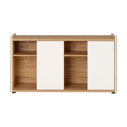 Tchibo - Sideboard &raquo;Indianapolis&laquo; - 120x40x64cm - braun - Holz / Acryl / Papier