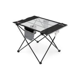 Tchibo - Camping-Textil-Klapptisch - silber
