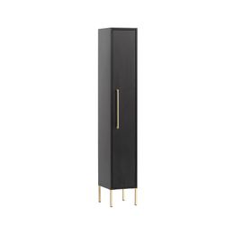 Tchibo - Hochschrank &raquo;Sarah&laquo; - 25x30x154,5cm - schwarz - Holz / Metall