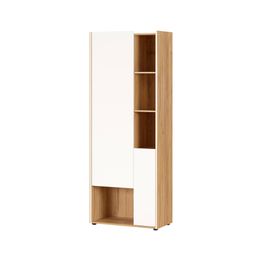 Tchibo - Aktenschrank &raquo;Indianapolis&laquo; - 76x40x198cm - braun - Holz / Acryl / Papier