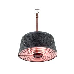 Sunred Smarter H&auml;nge-Heizstrahler Artix Moderna Ultra Hanging Black 2.000 - 61x61x38cm - schwarz -