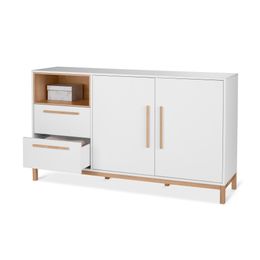Tchibo - Sideboard &raquo;Eklund&laquo; mit Schubladen und T&uuml;r - 160x40x90cm - braun - Holz / Eichenholz / Filz