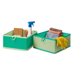 Tchibo - 2 Schubladen-Ordnungsboxen - dunkelgr&uuml;n