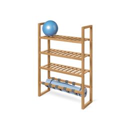 Tchibo - Schmales Standregal - 70x25x100cm - braun -