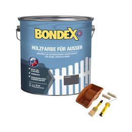 BONDEX Holzfarbe f&uuml;r Au&szlig;en - anthrazit