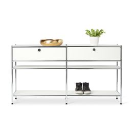 Tchibo - Konsole Metall &raquo;Cn3&laquo; mit 2 Schubladen - 152x40x82cm - chrom - Metall / Stahl / Aluminium