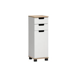 Tchibo - Unterschrank &raquo;Emmik&laquo; - 30,5x32,5x88cm - schwarz - Holz / Kunststoff / Metall