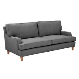 Max Winzer 3-Sitzer-Sofa &raquo;Penny&laquo; - 212x102x100cm - anthrazit - Polyester / Holz / Schaumstoff