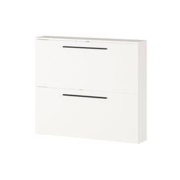 Tchibo - Schuhschrank &raquo;Utah&laquo; - 100x19x85cm - schwarz - Holz / Metall
