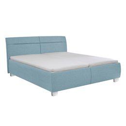 Tchibo - Polsterbett &raquo;Alana&laquo; von ADA Austria premium - 193,5x116,5x218,5cm - blau - Polyester / Holz / Metall