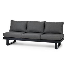 Tchibo - 2-in-1-Premium-Sofa aus Sunbrella -Stoff - 210x82x73cm - anthrazit - Aluminium / Acryl / Polyurethan