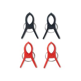 Tchibo - 4 Handtuchclips - dunkelblau