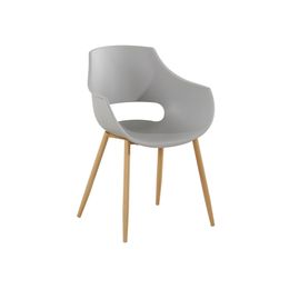 Tchibo - Stuhl &raquo;Alice&laquo; - 59x58x85cm - grau - Polypropylen / Stahl