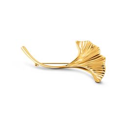 Tchibo - Brosche &raquo;Ginkgoblatt&laquo; - gold