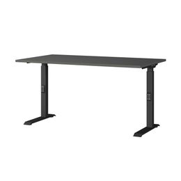 Tchibo - Mechanisch h&ouml;henverstellbarer Schreibtisch &raquo;Kopenhagen&laquo; - 140x80x91cm - grau - Holz
