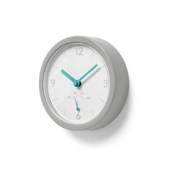 Tchibo - Funk-Badwanduhr mit Thermometer - wei&szlig;