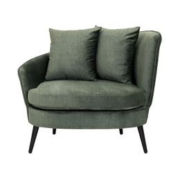 Tchibo - Sessel &raquo;Miranda&laquo; - 106x83x88cm - dunkelgr&uuml;n - Polyester / Holz / Buchenholz