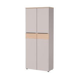 Tchibo - Aktenschrank &raquo;Oviedo&laquo; - 80x40x197cm - braun - Holz / Metall / Kunststoff