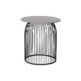 Tchibo - Runder Gartentisch in Betonoptik - 39,5x68x70,5cm - schwarz - Polyzement / Stahl / Polypropylen
