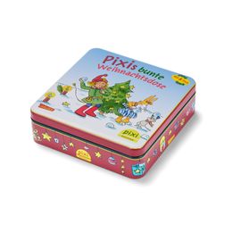 Tchibo - B&uuml;cherbox &raquo;Pixis bunte Weihnachtsdose&laquo;