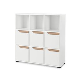 Tchibo - Bad-Sideboard - 87x30x88,5cm - schwarz - Holz / Kunststoff