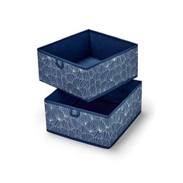 Tchibo - 2 Schubladen-Ordnungsboxen - dunkelblau