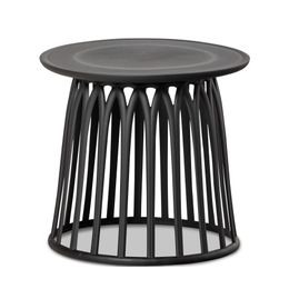 Tchibo - Woood Beistelltisch - 50x50x45cm - schwarz -