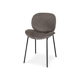Tchibo - Gepolsterter Designstuhl - 51,5x50x77,5cm - grau-beige -