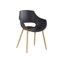 Tchibo - Stuhl &raquo;Alice&laquo; - 59x58x85cm - schwarz - Polypropylen / Stahl