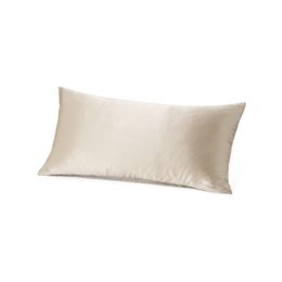 Tchibo - Seiden-Baumwoll-Kopfkissenbezug - beige