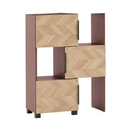Tchibo - Schieberegal &raquo;Piazza&laquo; - 47x34,7x101,6cm - schwarz - Holz / Kunststoff / Metall