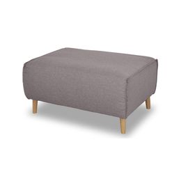DOMO collection Hocker &raquo;Jules&laquo; - 97x66x47cm - silber -