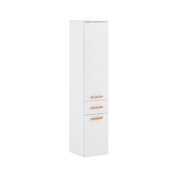 Tchibo - Hochschrank &raquo;Duo&laquo; - 32,5x35,5x160cm - braun - Holz / Metall / Holz