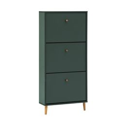 Tchibo - Schuhschrank &raquo;Bjarne&laquo; - 59,8x19,5x131cm - braun - Holz / Eichenholz / Metall