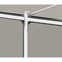 Tchibo - Metall-Lowboard &raquo;Cn3&laquo; mit 3 Klappenf&auml;chern - 190x40x51,5cm - hellgrau -