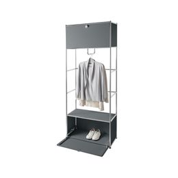 Tchibo - Garderobe Metall &raquo;Cn3&laquo; - 77x40x194,5cm - chrom -