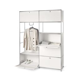 Tchibo - Systemschrank Metall &raquo;Cn3&laquo; - 152x40x1945cm - chrom - Stahl / Aluminium / Kunststoff
