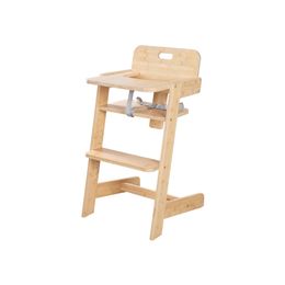 Roba Babyhochstuhl - 45x50x86cm - naturfarben - Holz / Holz