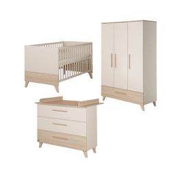 Roba Set &raquo;Sidney&laquo; 3-teilig - 110x75,5x98cm - Holz / Eichenholz