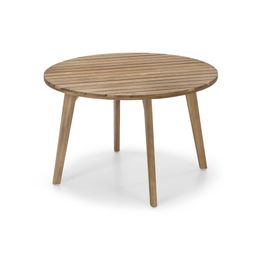 Tchibo - Runder Couchtisch - 73x73x7,5cm - braun - Akazienholz / Polypropylen