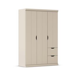 Rauch Kleiderschrank &raquo;Frieda&laquo; - 136x56x203cm - beige - Holz / Holz