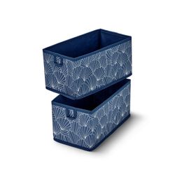 Tchibo - 2 Schubladen-Ordnungsboxen - dunkelblau