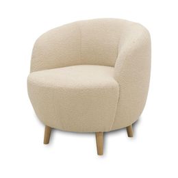 Domo Sessel &raquo;Ahus&laquo; - 72x76x72cm - beige - Polyester / Acryl / Baumwolle