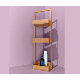 Tchibo - Bambus-Standregal - 22,5x21x75cm - naturfarben - Bambusholz / Silikon