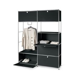 Tchibo - Systemschrank Metall &raquo;Cn3&laquo; - 152x40x1945cm - schwarz - Stahl / Aluminium / Kunststoff