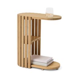 Tchibo - C-Table &raquo;Holt&laquo; aus Bambus mit Lamellenelementen - 49x26,3x56,5cm - naturfarben -