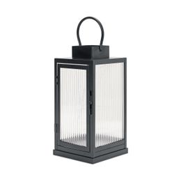 Tchibo - LED-Dekolaterne - 16x16x31,5cm - schwarz - Metall / Acryl / Kunststoff