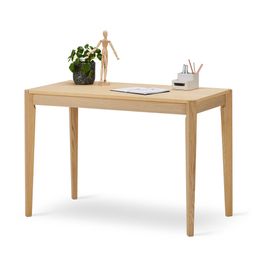 Tchibo - Schreibtisch aus Eschenholz - 112x57x76cm - braun - Eschen-Massivholz