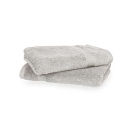 Tchibo - Sch&ouml;ner WOHNEN-Kollektion 2 Badet&uuml;cher &raquo;Cuddly&laquo; - hellgrau