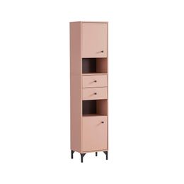Tchibo - Hochschrank &raquo;Smash&laquo; - 40,5x33x181,5cm - schwarz - Holz / Metall / Kunststoff